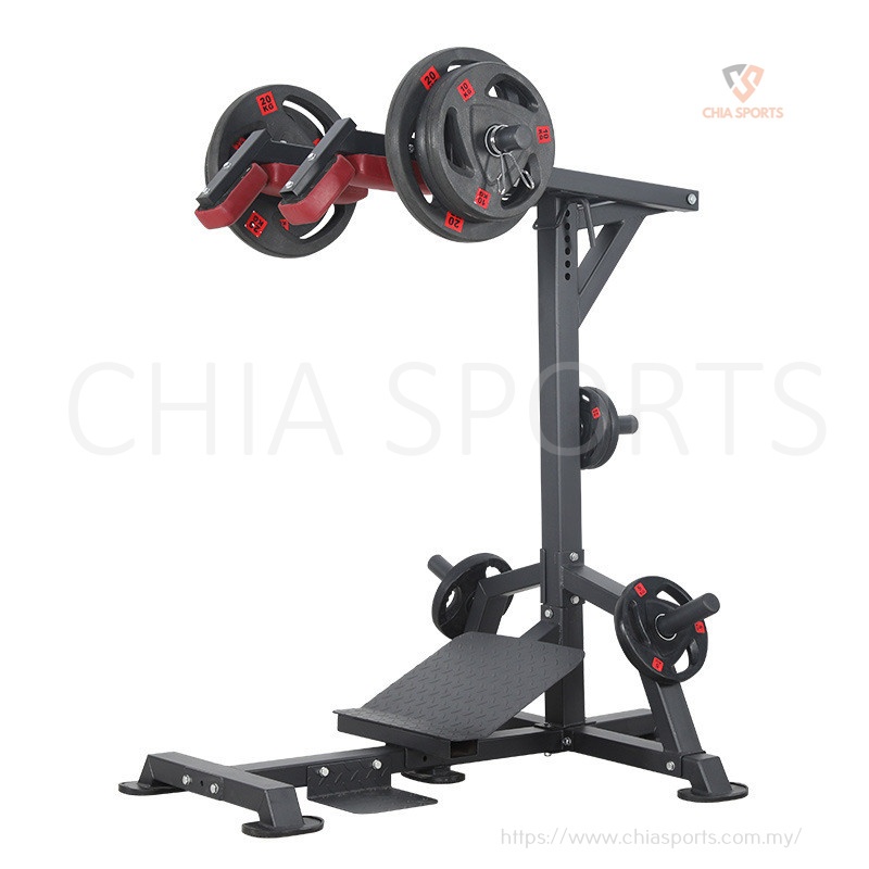 Hack Squat Machine Leverage Squats Calf Raise Equipment Leg Press ...