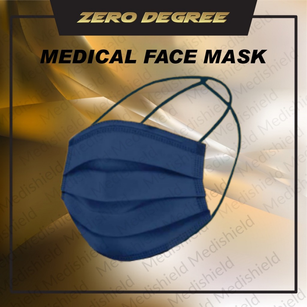Zero Degree 50pcs Denim Mask 3ply Face Mask Hijab Mask Head Loop Mask ...