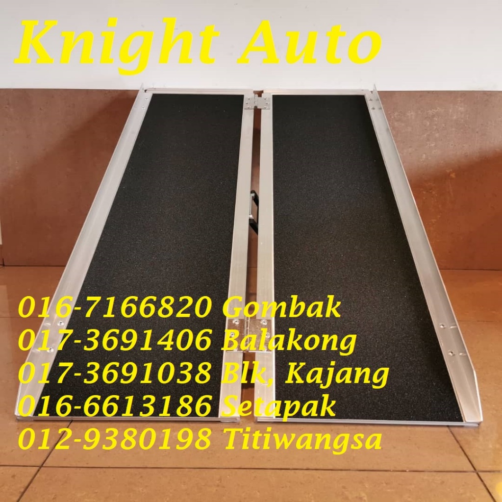 KGT Ramp Aluminum Ramp Portable 48" 120 X 72cm ID35521 ID35654 | Shopee ...