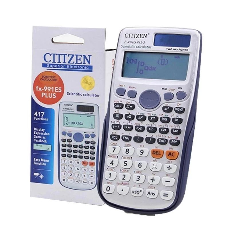 Citizen Scientific Calculator 991ES Plus LED Display Pocket Calculator ...