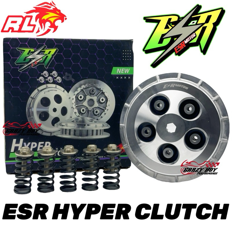 ESR MOTOR HYPER CLUTCH 100% ORIGINAL Y15ZR LC135 4S 5S ES INCLUDE 5 ...