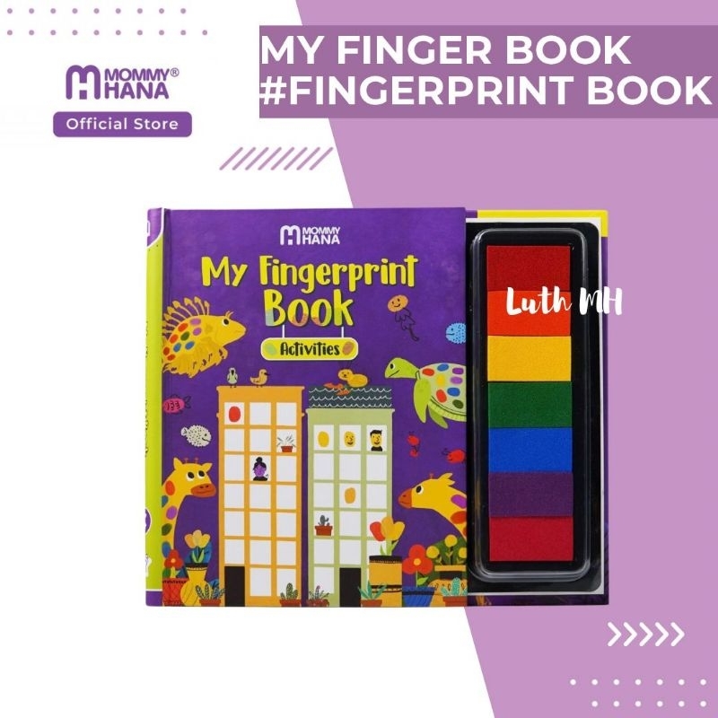 My Fingerprint Book by Mommyhana | My Finger Book | Buku kanak kanak ...