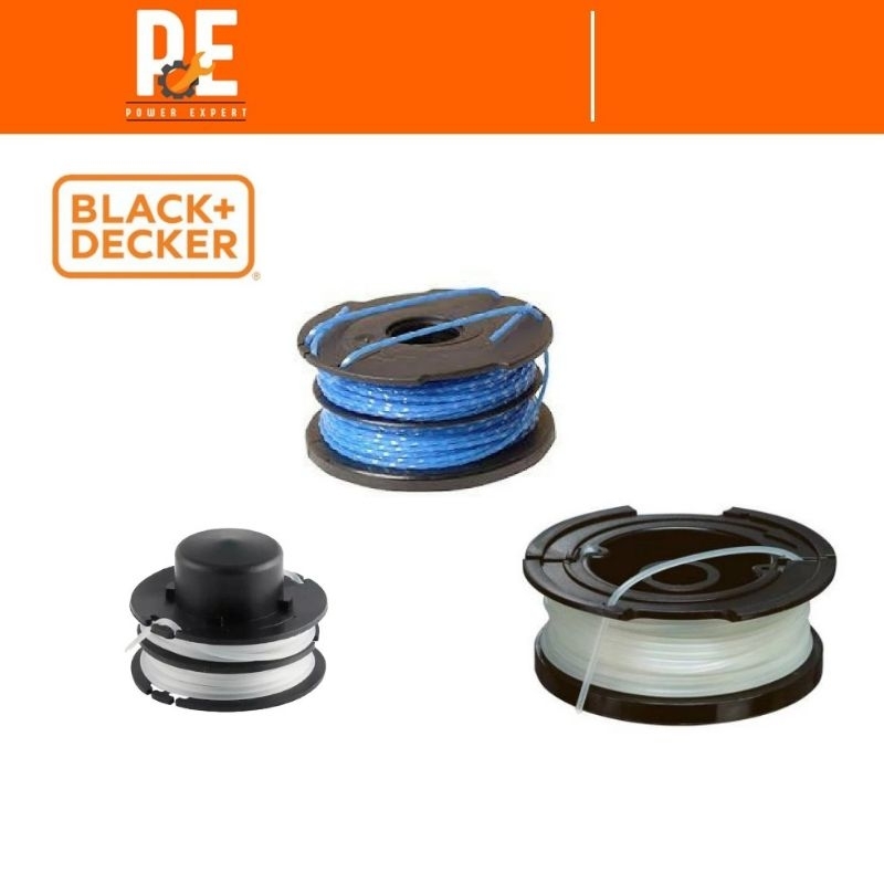 BLACK & DECKER GRASS TRIMMER CUTTER NYLON SPOOL LINE REFILL POTONG ...