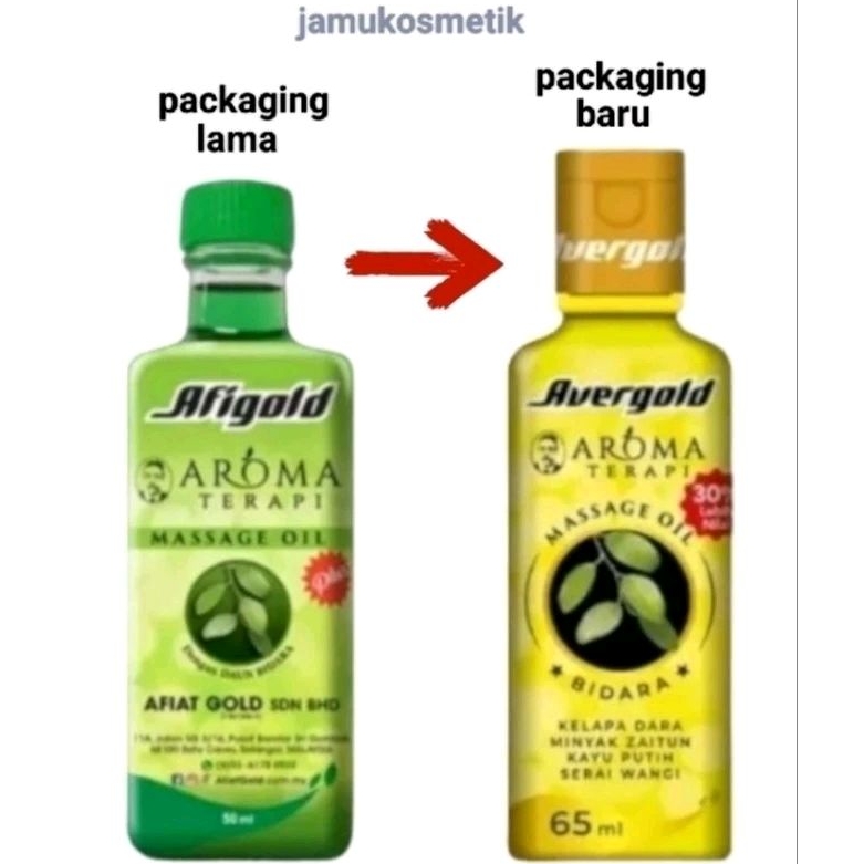 MINYAK AVERGOLD/AFIGOLD AROMATERAPI & DAUN BiDARA & 65ML& Dahulu ...
