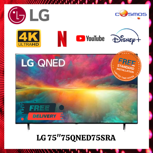 LG 75 Inch QNED75 4K UHD Smart LED TV 75QNED75SRA | Shopee Malaysia