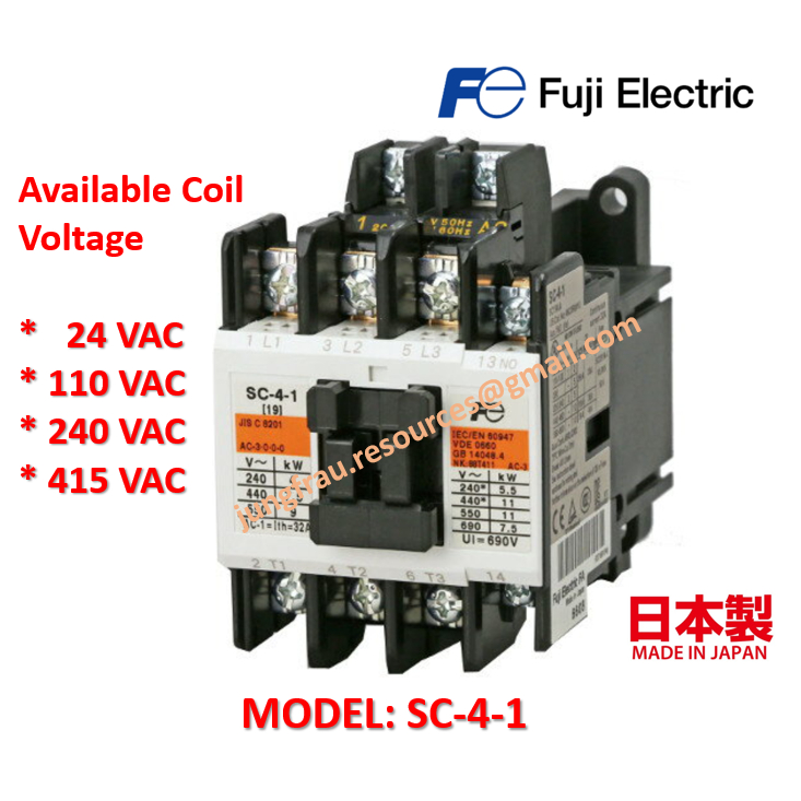 FUJI ELECTRIC SC-4-1 CONTACTOR (AC) | Shopee Malaysia