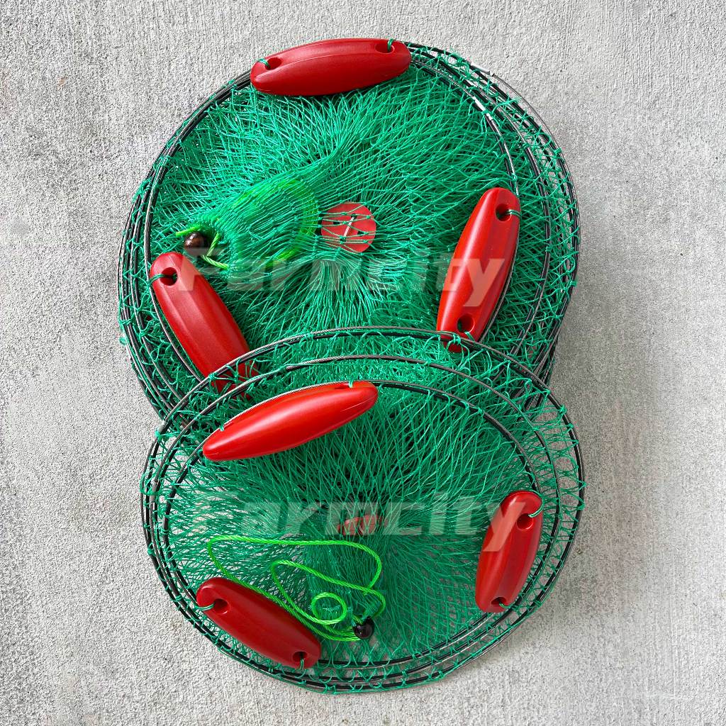 Readystock Premium Quality Portable Floating Nylon Fishing Net Fish ...