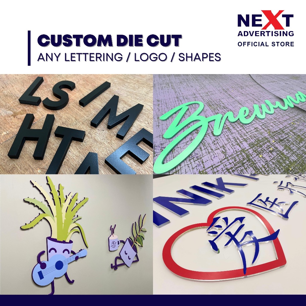 Custom Die Cut 3D Lettering / Shapes / Logo Signage | CNC Router Die ...