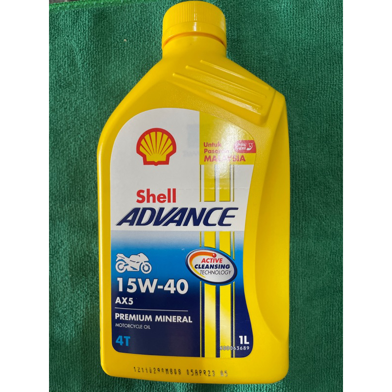 Shell Advance AX5 15W-40 4T(1L) | Shopee Malaysia