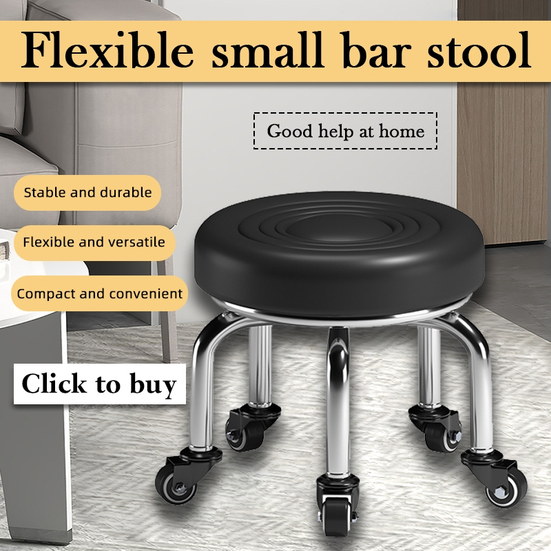 Living Room Coffee Table Low Stool Moving Small Stool With WheelLazy ...