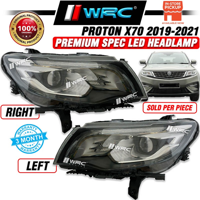 Proton X70 2019 - 2021 Premium Spec Original Led Headlamp ( 1pc ...