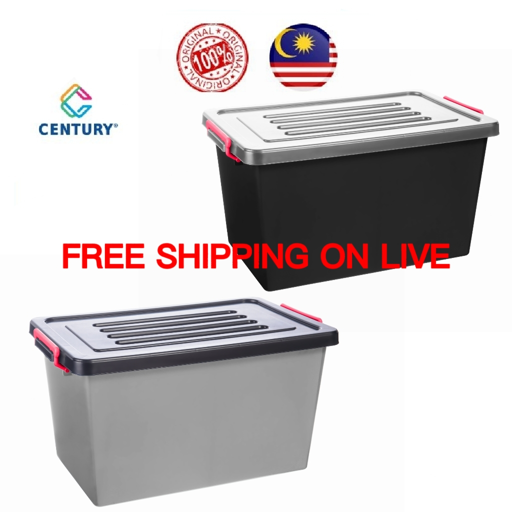 Century Storage Box 38L Multipurpose Box Plastik Bekas Simpanan Kotak ...