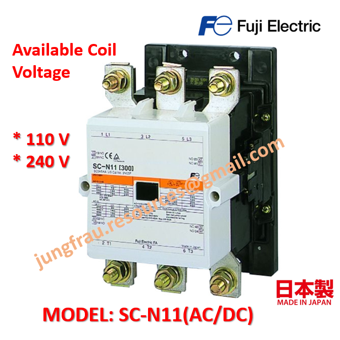 FUJI ELECTRIC SC-N11 CONTACTOR (OPERATED AC/DC) | Shopee Malaysia