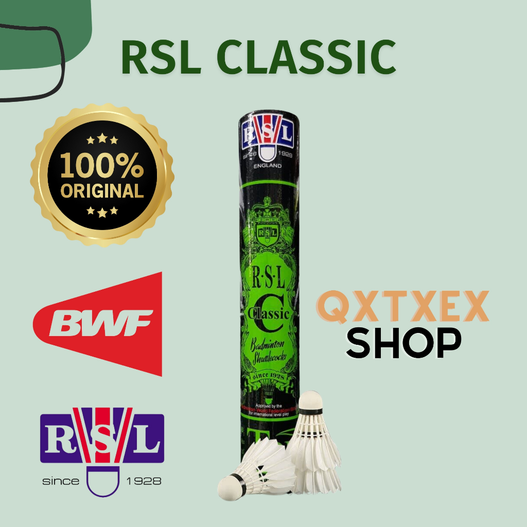 RSL Classic Tourney Shuttlecock - Original | Shopee Malaysia