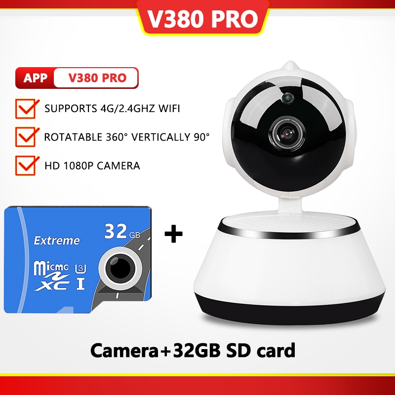 V380 Pro Q1 High Quality HD Camera Wireless CCTV Home Security WiFi ...