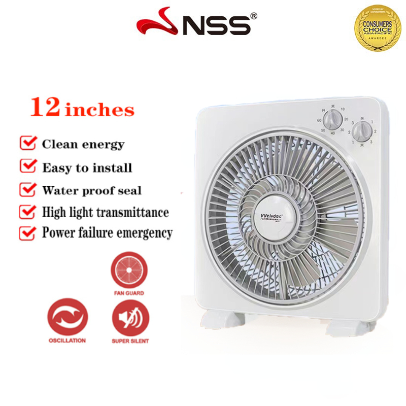 READY STOCK 🔥 Box Fan Energy Saving Tablet Fan Wide Angle Cooling ...