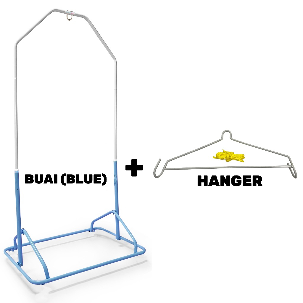 CANDY FOLDABLE BASE SPRING COT RACK BABY CRADLE STAND FULL SET AYUNAN ...