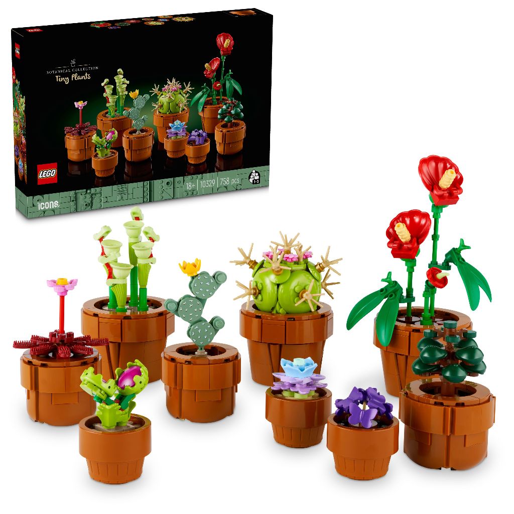[BrickStory] (Ready Stock) LEGO ICONS Tiny Plants (10329)(758 Pieces ...