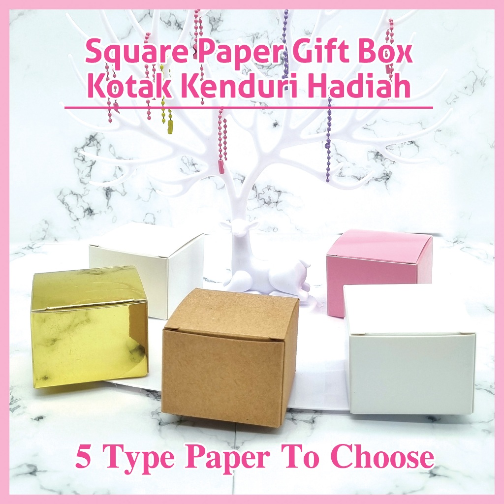 Mini Gift Box Wedding Bouquet box Packaging Paper Box Kotak Kenduri ...