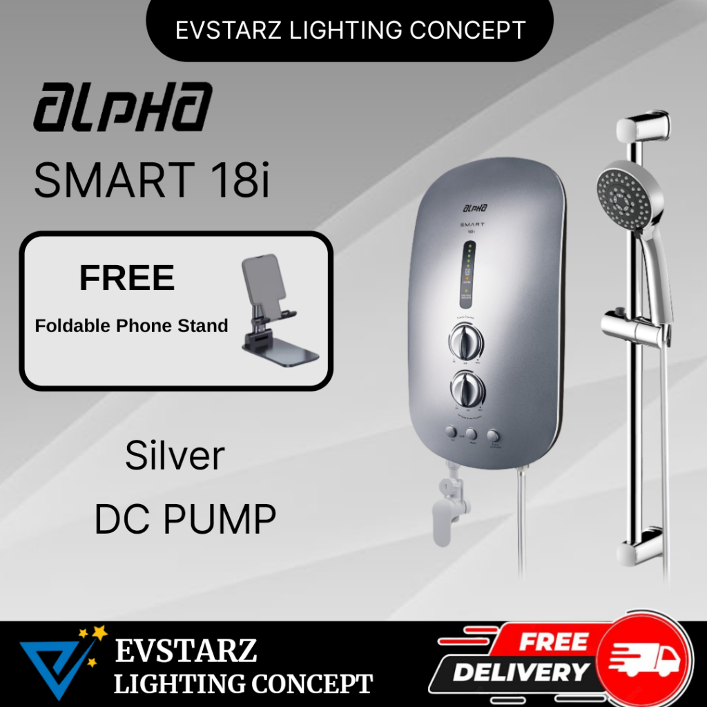 ALPHA SMART 18i/E DC Pump or Non Pump Instant Water Heater | Shopee ...