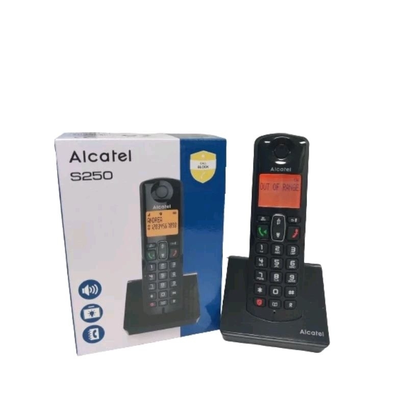 Alcatel S250 Cordless Phone (New) | Shopee Malaysia