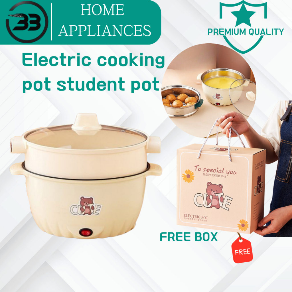 FREE BOX ~ Electric cooking pot student pot Electric pot small hot pot ...