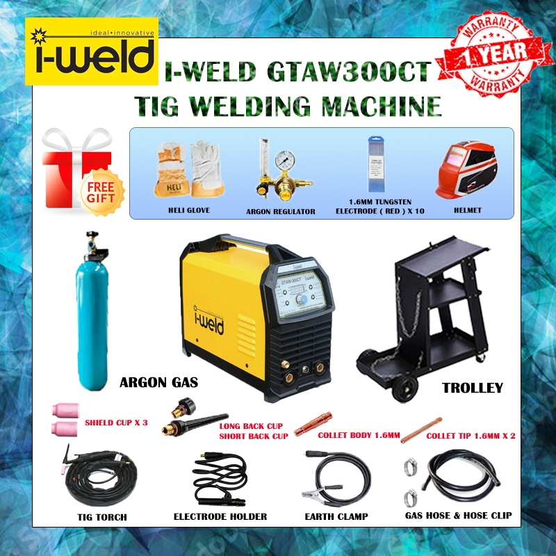 IWELD GTAW300CT TIG WELDING MACHINE | Shopee Malaysia