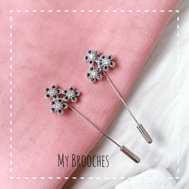 Cubic Zirconia Hijab Pin Tudung Shawl Pin (1 piece) | Shopee Malaysia