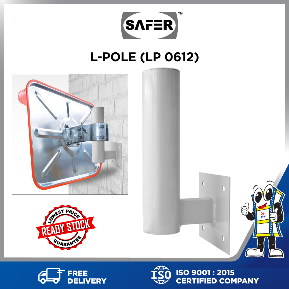 TTF Rack™ (SAFER POLE) SAFER Convex Mirror Accessories L Pole /Ceiling ...