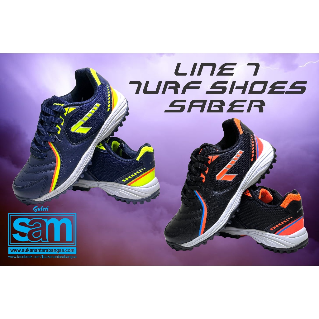 Line 7 L7 SABER Men’s Turf Shoes Hockey Shoes Jogging Hiking Futsal Shoes | Shopee Malaysia