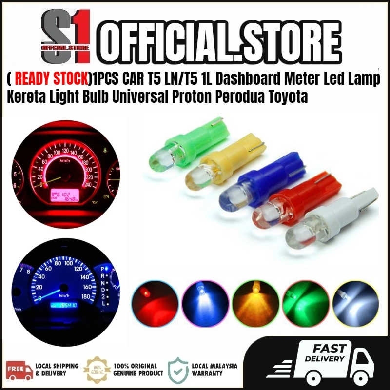 ( READY STOCK)1PCS CAR T5 LN/T5 1L Dashboard Meter Led Lamp Kereta ...