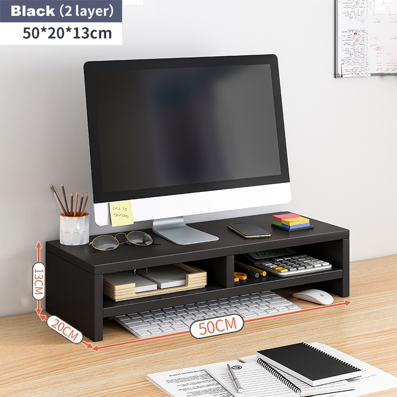 NR Computer Monitor Rack Stand Screen Increase Height Shelf Desktop ...