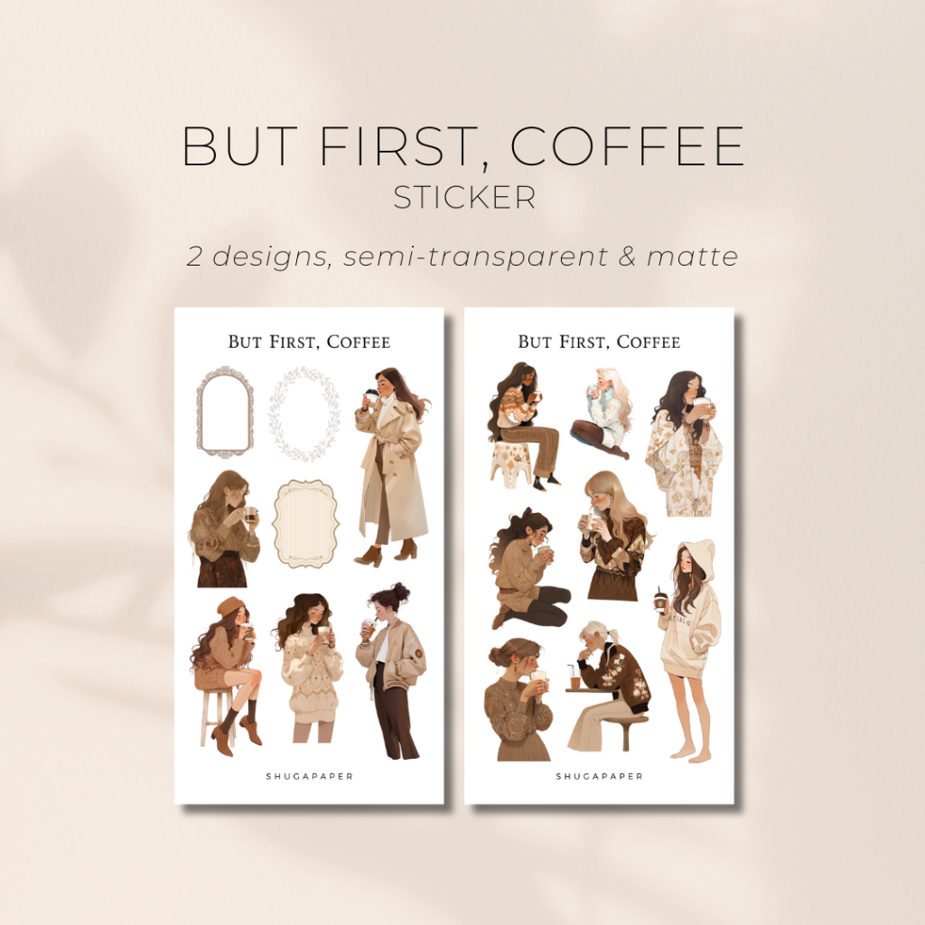 But First, Coffee Deco Planner Journal Sticker | Shopee Malaysia