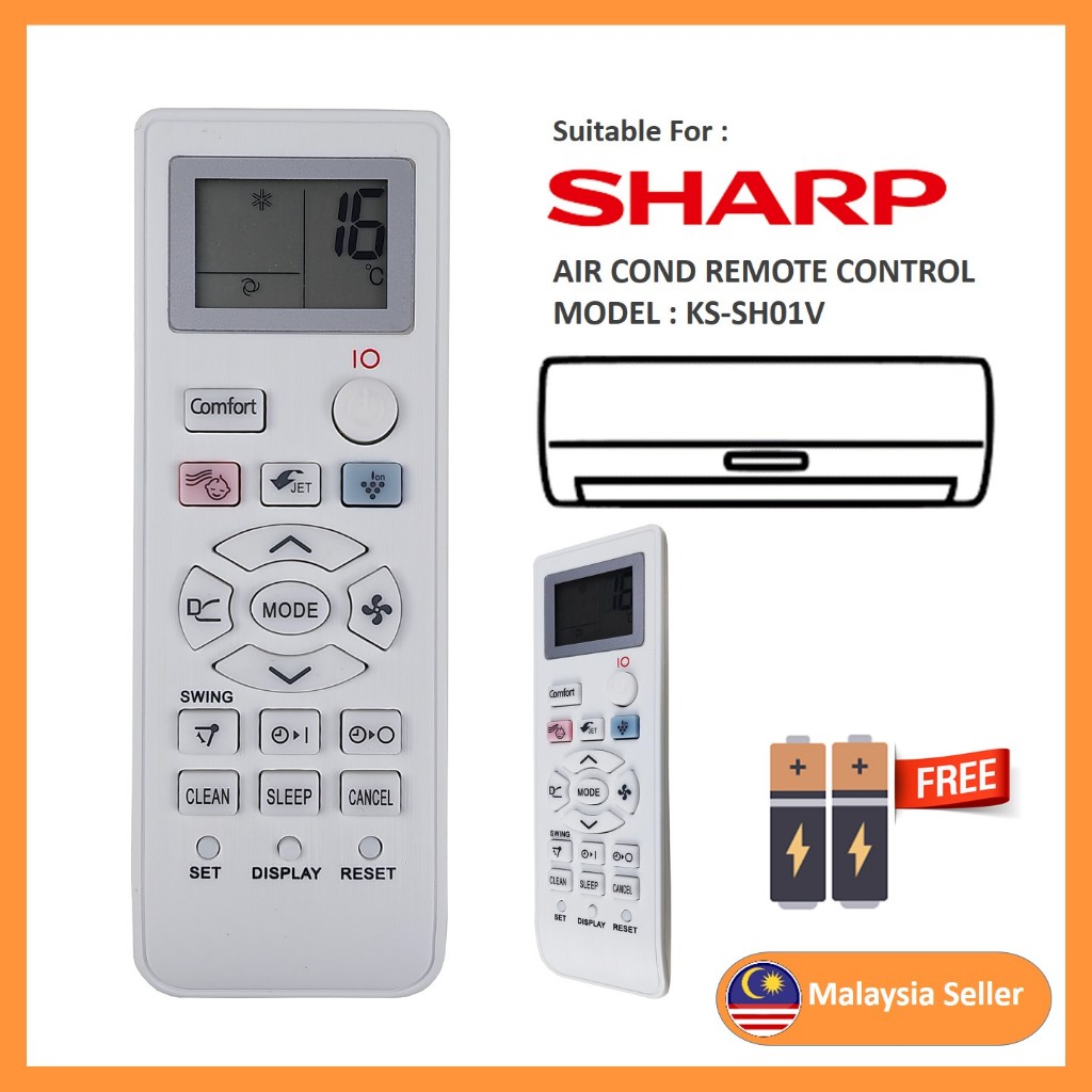 Sharp Air Conditioner Air Cond Remote Control for sharp aircond ...
