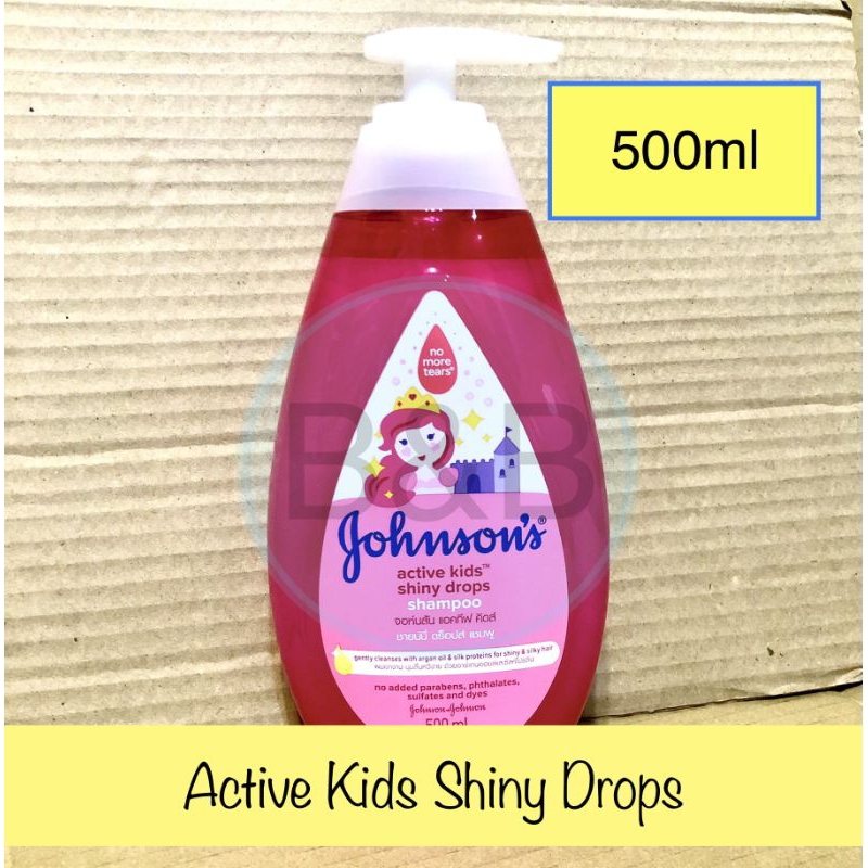 Johnson's Active Kids Shiny Drops Shampoo 500ml | Shopee Malaysia