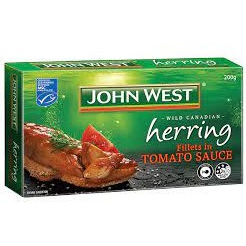 John West Wild Canadian Herring Fillets in Tomato Sauce 200g | Shopee ...