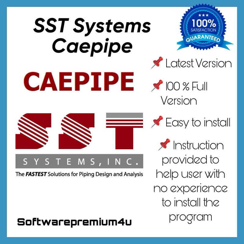 SST Systems Caepipe v12.00 (2023) | Pipe Stress Analysis (2023) 🔥 ...