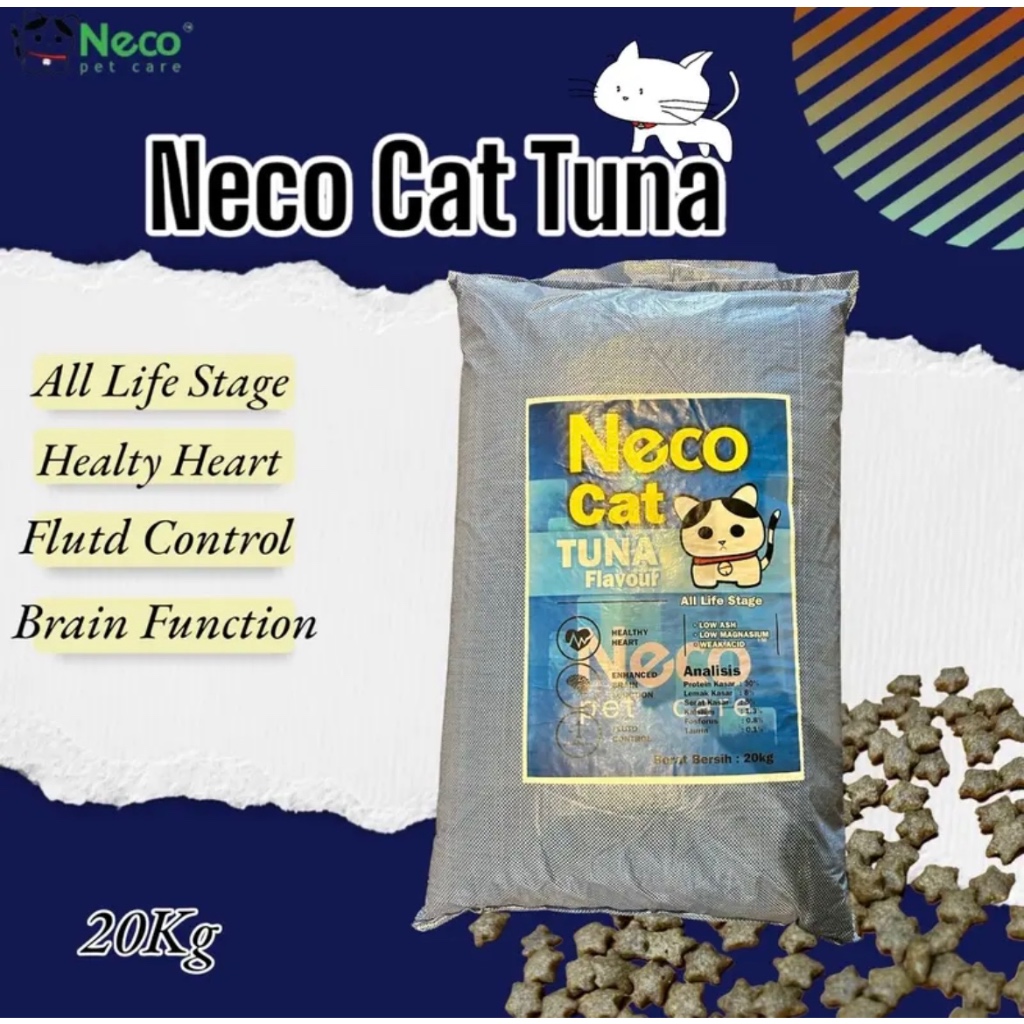 Neco Makanan Kucing Premium 20kg | Shopee Malaysia