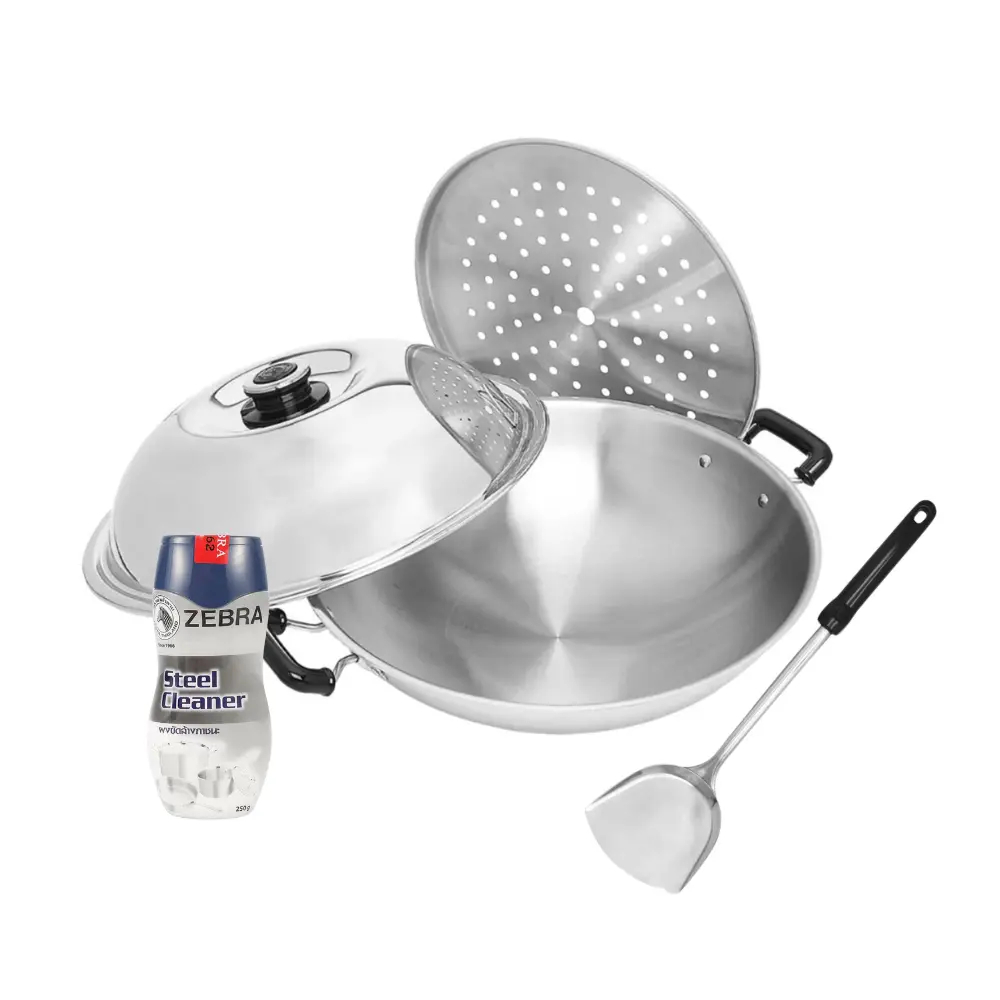 Zebra 5Ply Chinese Wok Set (42cm) | Shopee Malaysia