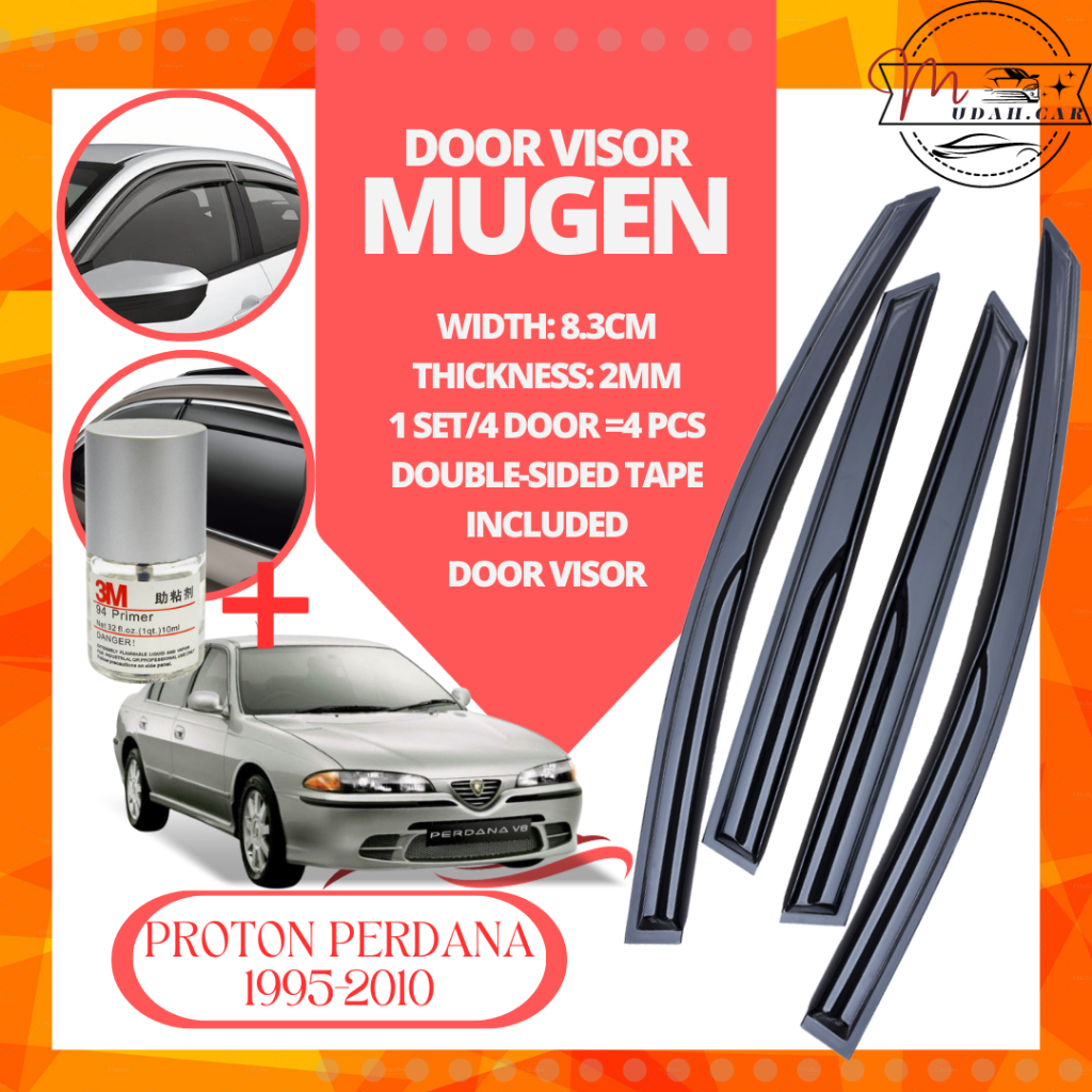Proton Perdana ( 1995-1998 ) Door Visor Air Press Window Mugen Style ...