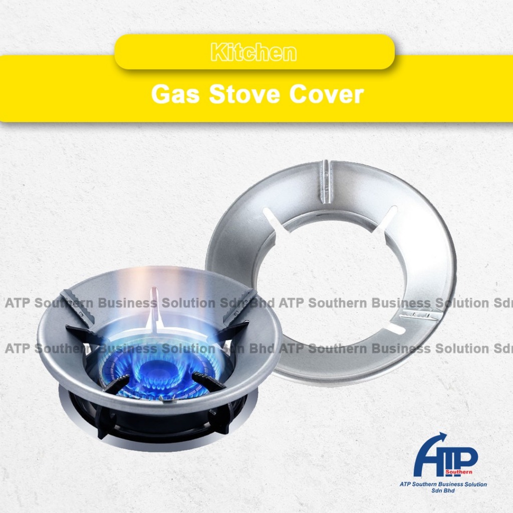 Stainless Iron Gas Stove Ring Fire Wind Proof Energy Saver Cover ...