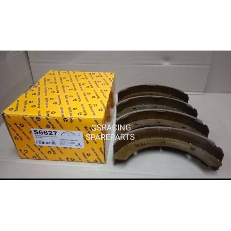 MITSUBISHI CANTER FE639 FE100 FE120 FRONT & REAR BRAKE SHOE SAME USE ...