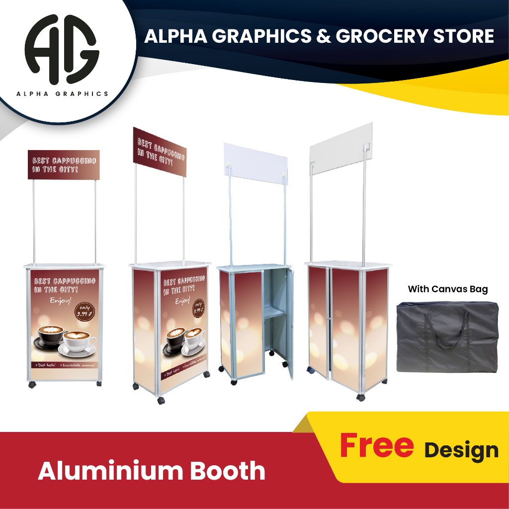 Aluminium Fortable Counter Sampling Booth/ Aluminium Counter Booth With ...