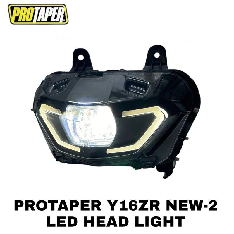PROTAPER Y16ZR Y16 FRONT HEAD LAMP + MATA GABEN PILOT LAMPU DEPAN ...