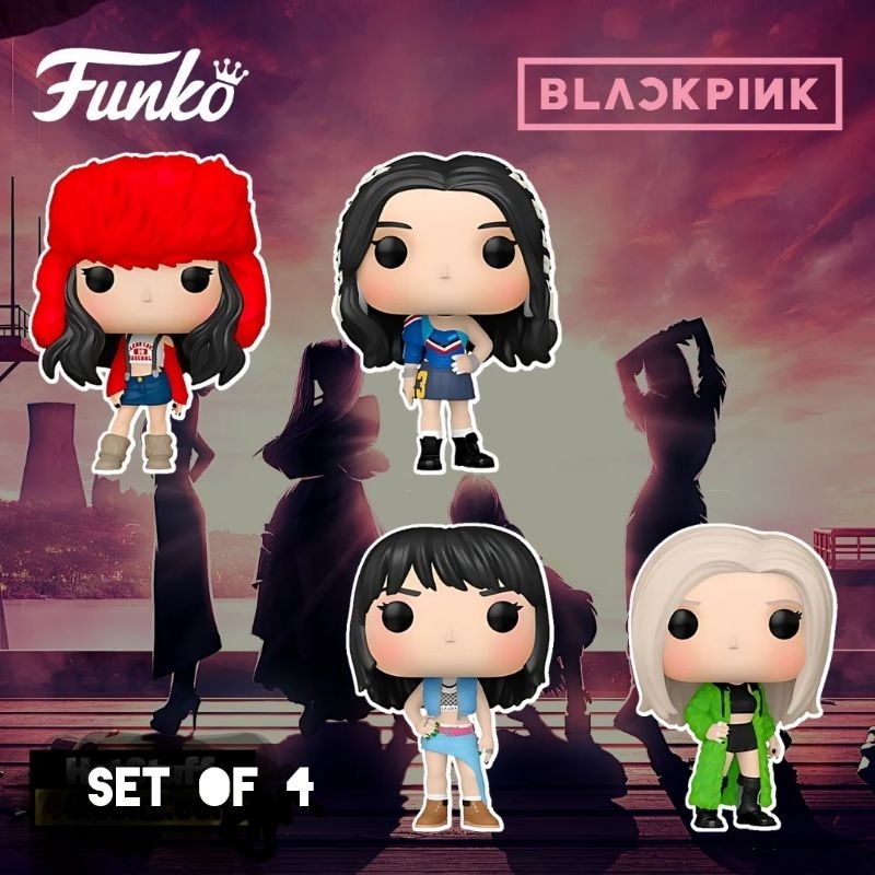 Funko Pop! Rocks: Blackpink 'Shut Down' (set of 4) - READY STOCK ...