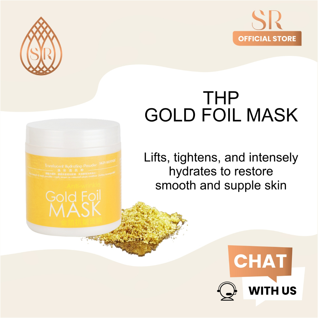 Official Store Skin Refiner THP Gold Foil Powder Mask 面膜粉 (200g ...