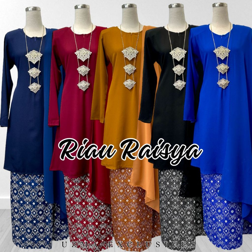 Baju Kurung Riau RAISYA Songket Viral By UZMA Exclusives | Shopee Malaysia