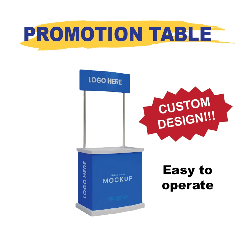 Promotion Counter Booth + Printing / Promotion Table / Table Display ...