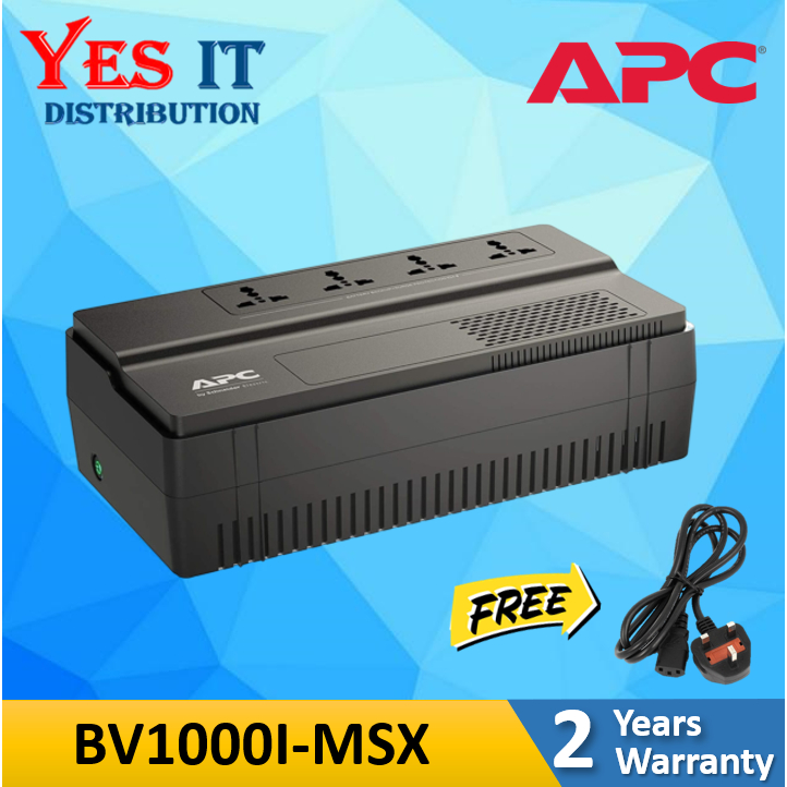 APC BV650I-MSX / BV800I-MS / BV1000I-MS / BVX1200LI-MS Easy UPS AVR ...