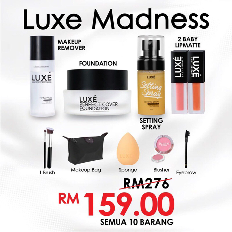 Luxe Foundation fullcoverag | Shopee Malaysia
